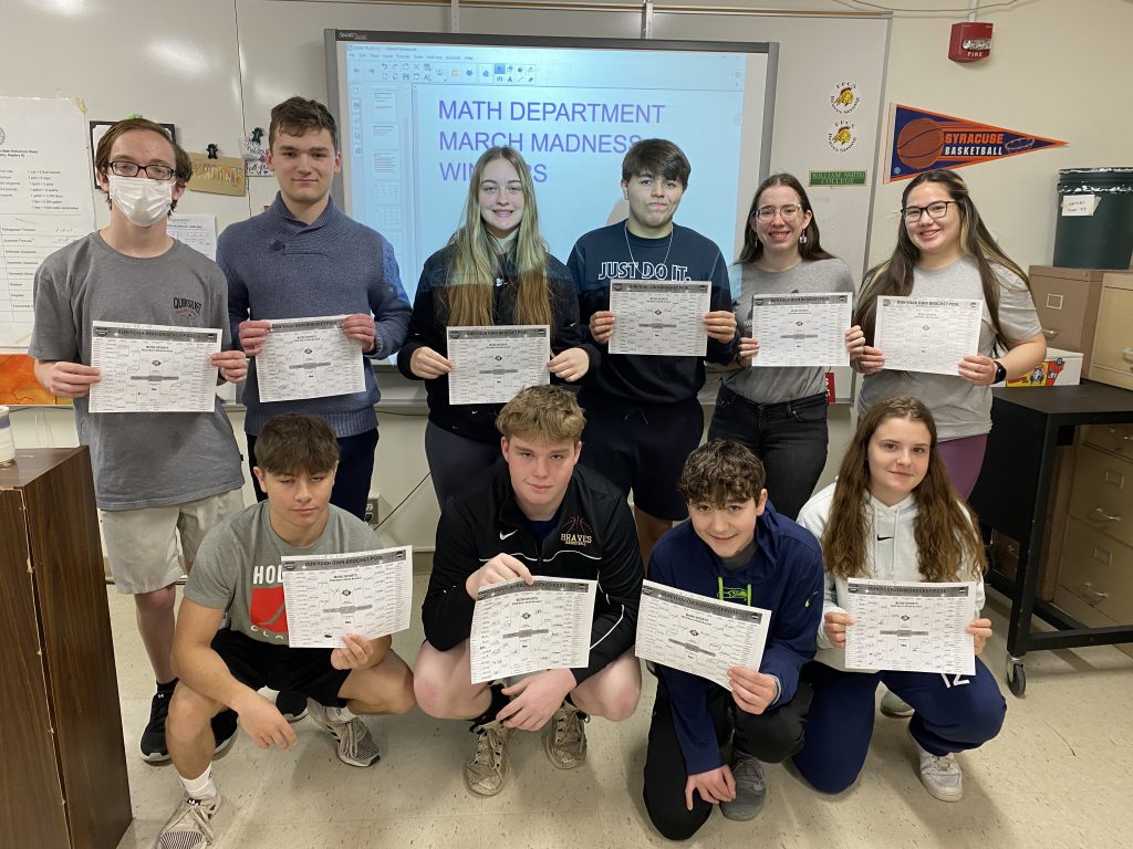 Top Ten winners announced for FFHS March Madness Bracket Challenge ...