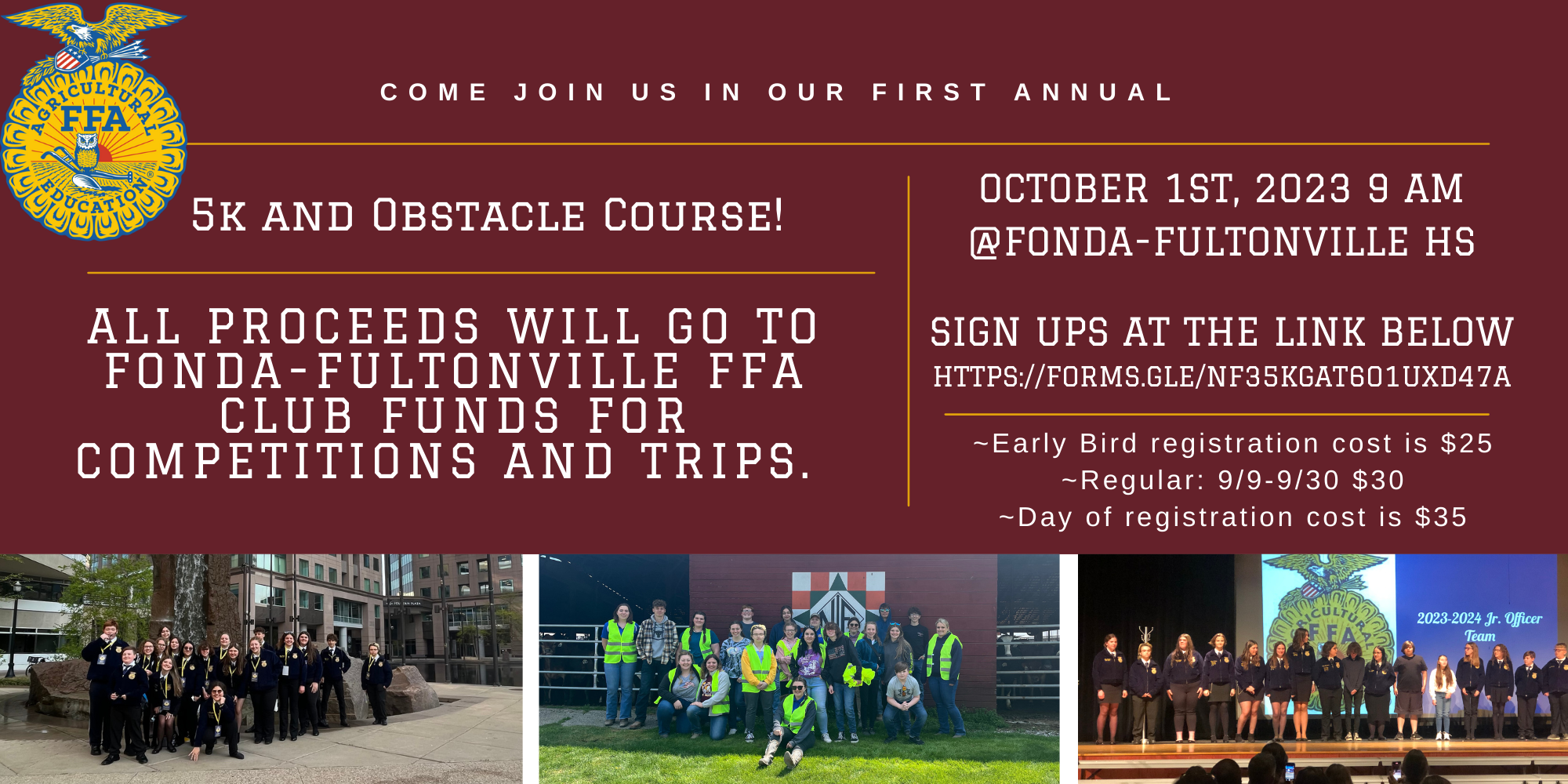 Fonda-Fultonville FFA 5K to be held on Oct. 1; Event details here ...