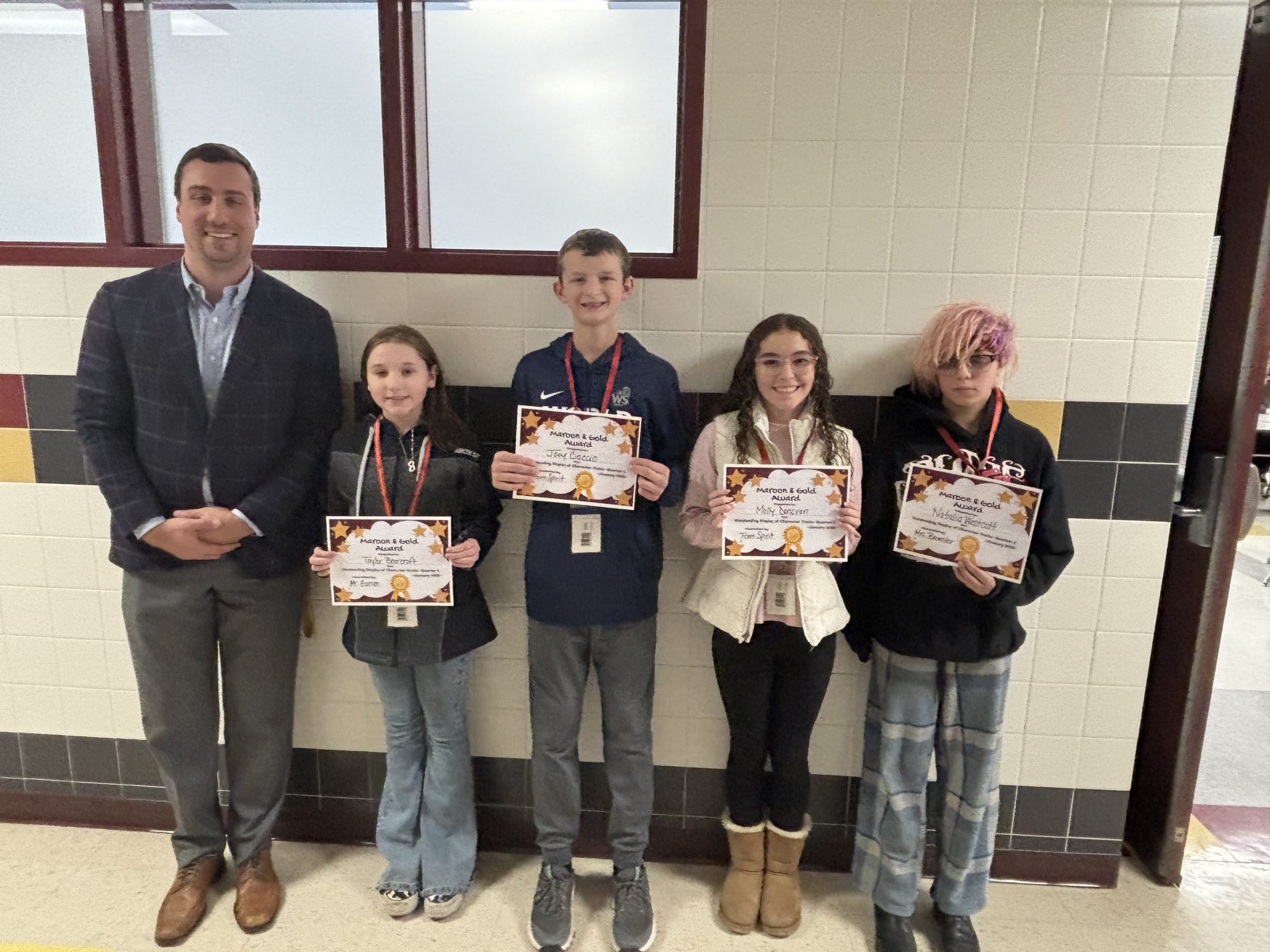 District recognizes Character Education (Q2) recipients - Fonda ...