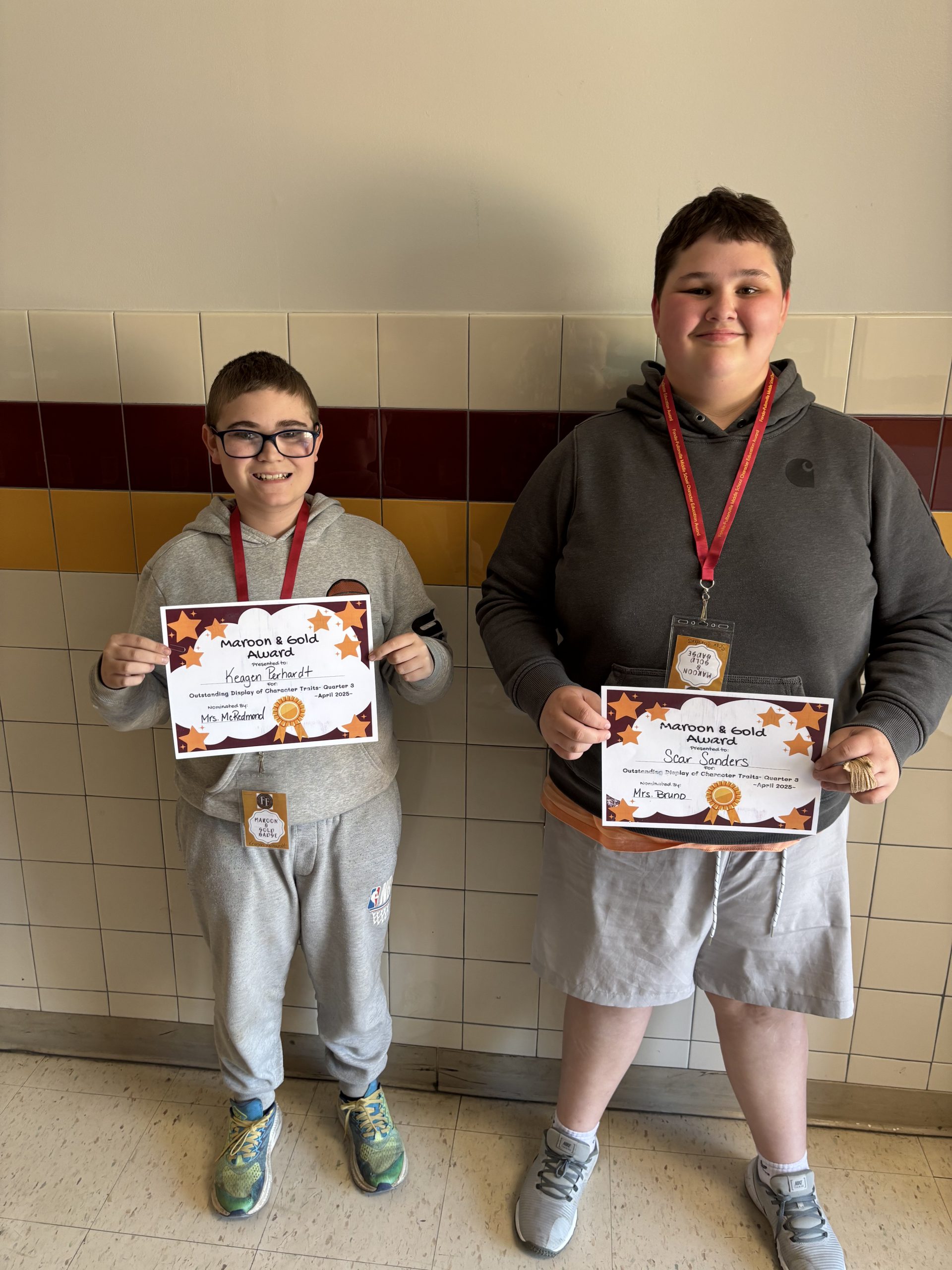 Middle school announces Character Education for Q3 - Fonda-Fultonville ...